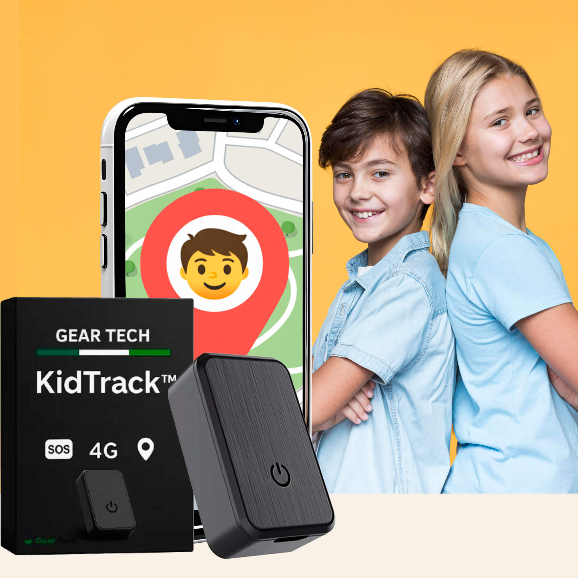Mini GPS Tracker for Children | Real-Time Tracking, Virtual Fence & Pe – Gear Tech UK