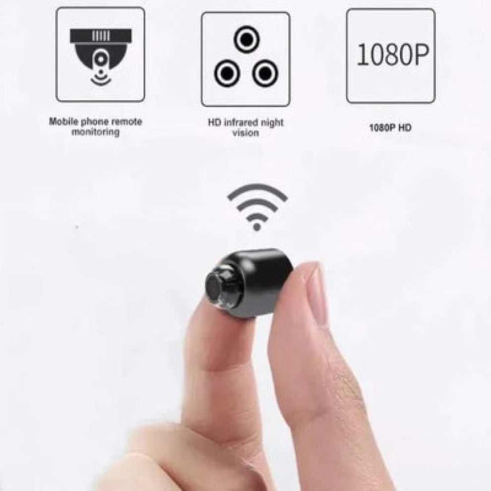 Mini Wireless Hidden Camera and Audio - Tiny Surveillance Mini Spy Cam ...