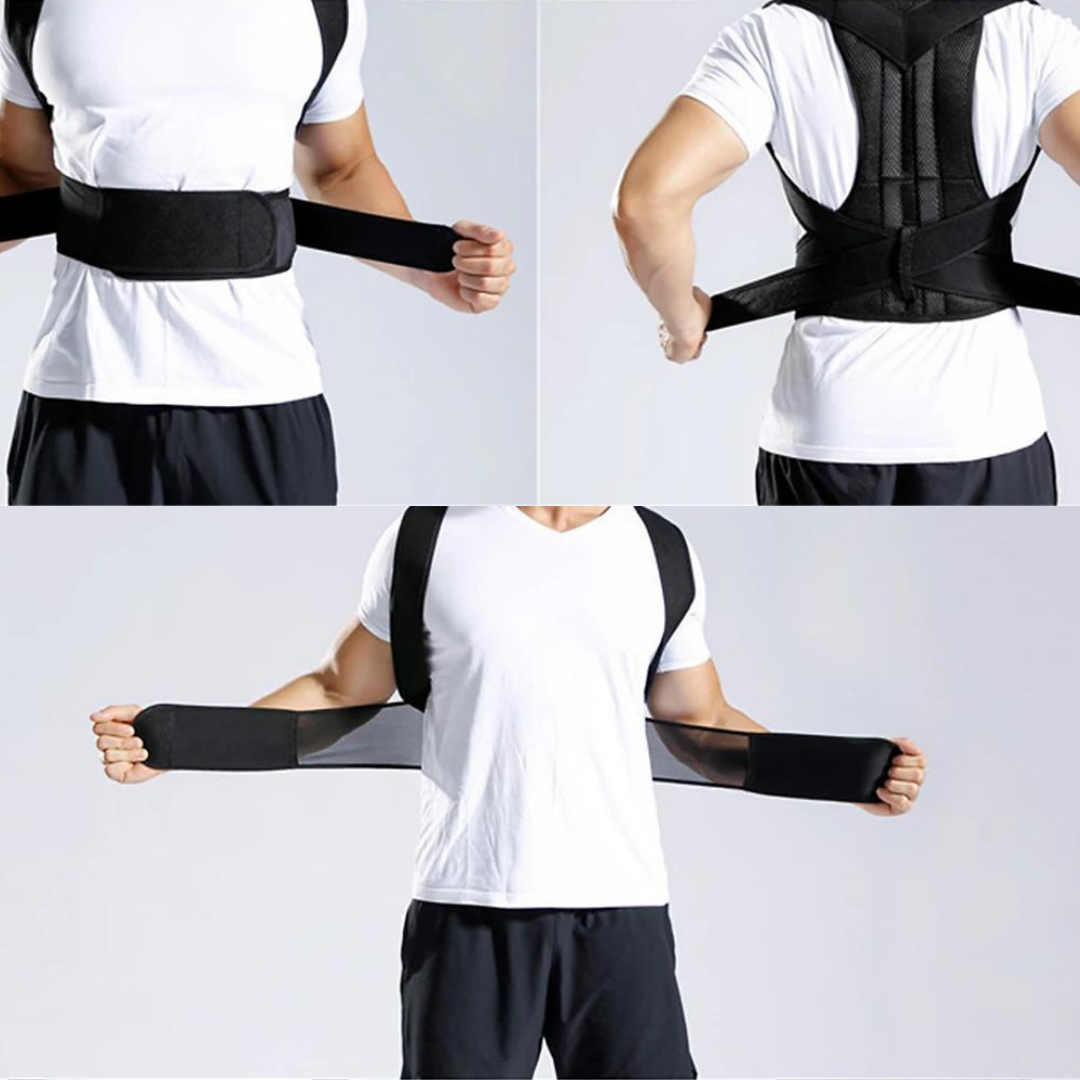 Back Brace for Upper Back – Adjustable Posture Corrector Support for S ...