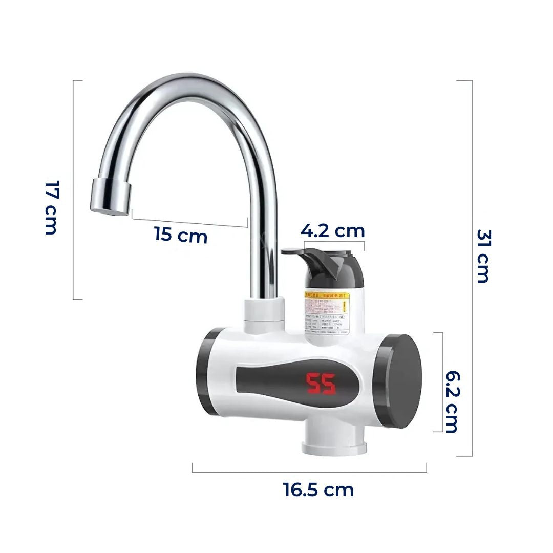Faucet Water Heater – Instant Tankless Hot Water Tap for Kitchen & Bat ...