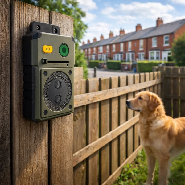 Territorial Fence Bark Stopper | Outdoor Ultrasonic Device for Passers ...