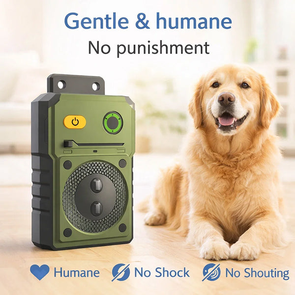Ultrasonic Dog Bark Control – Automatic, Hands-Free Bark Control Day ...