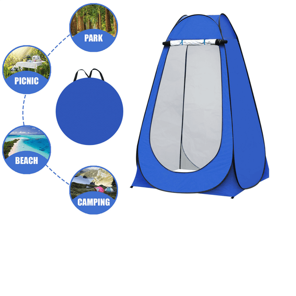 Pop Up Portable Bathroom Toilet Tent Potty Restroom – Gear Tech UK