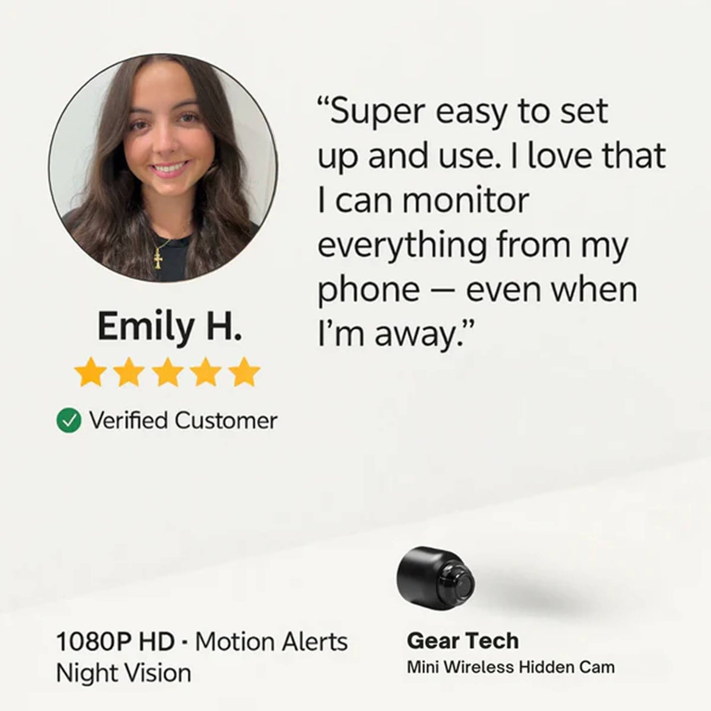 Mini Wireless Hidden Camera and Audio - Tiny Surveillance Mini Spy Cam ...
