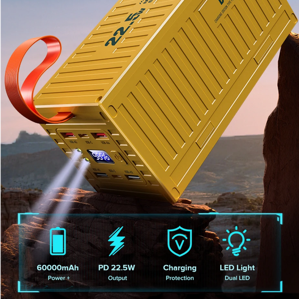 Large Portable Power Bank 60000 mah Battery Charger for Laptop – Gear ...