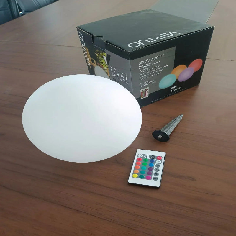 Solar Powered Mood Light Sphere - ShapeLights Rechargeable Ball Light ...