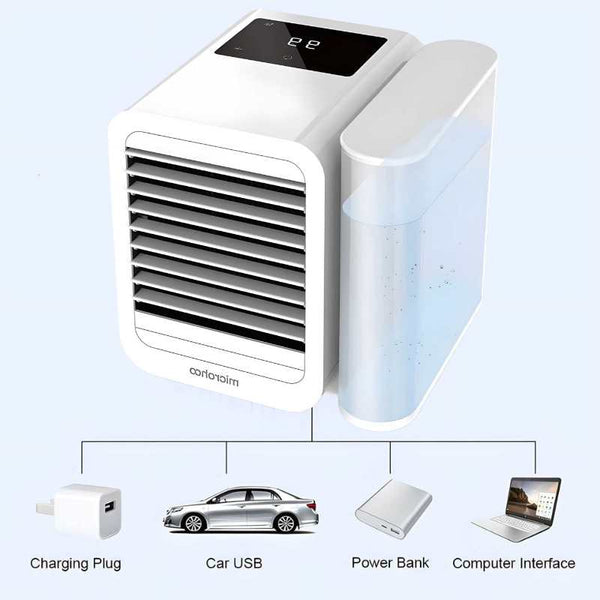 MicroCool Mini Air Conditioner Portable Evaporative Swamp Cooler with ...