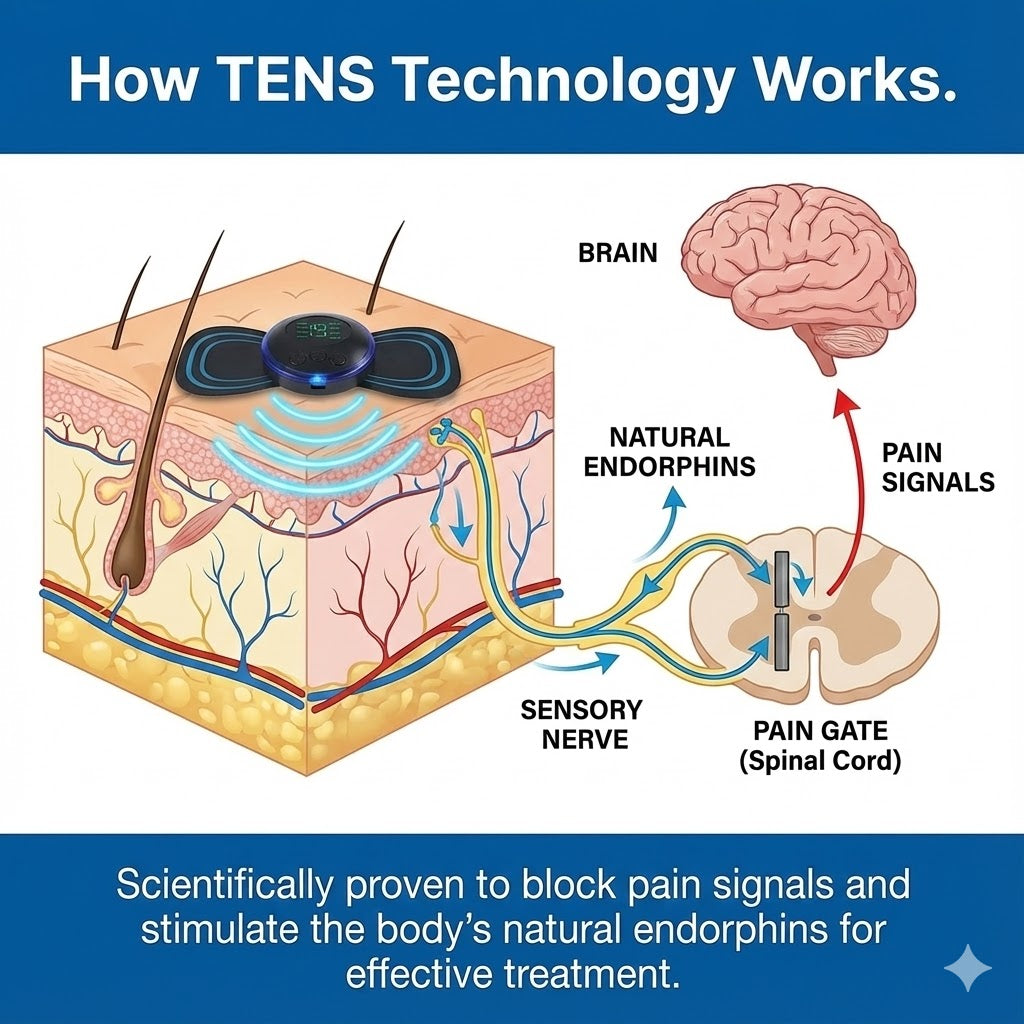 Advanced Wireless TENS Machine – Smart Drug-Free Pain Relief Device ...