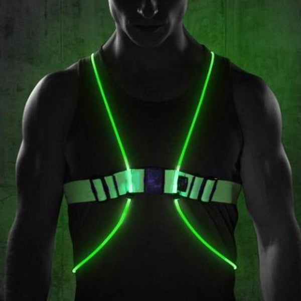 Lighted Running Vest | Flashing High Visibility Vest – Gear Tech UK