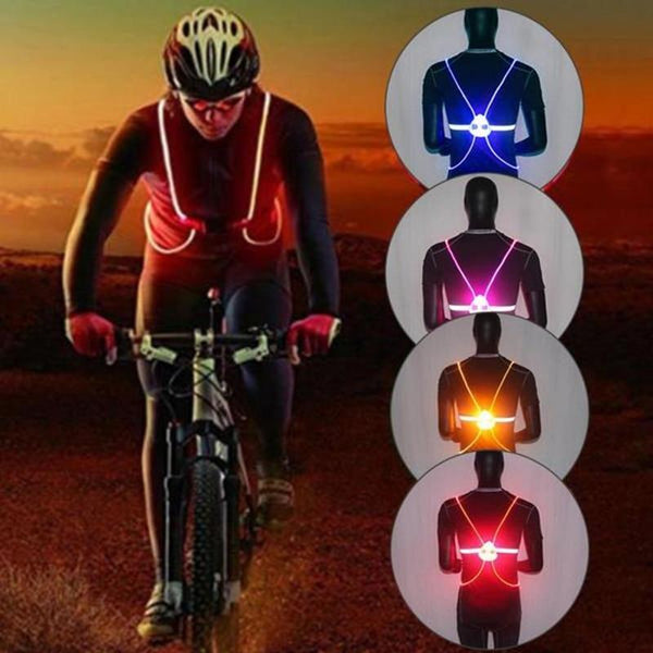 Lighted Running Vest | Flashing High Visibility Vest – Gear Tech UK
